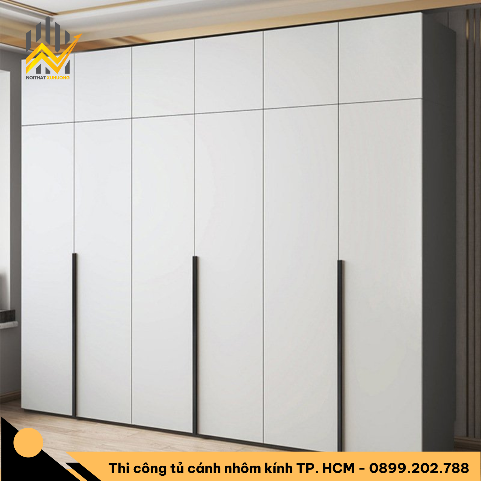 Tủ trang trí, tủ rượu cánh nhôm kính sang trọng MDF lõi xanh TTT-01 ...